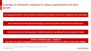 Asset Management Strategy for Generali in Europe - Presentation | PDF