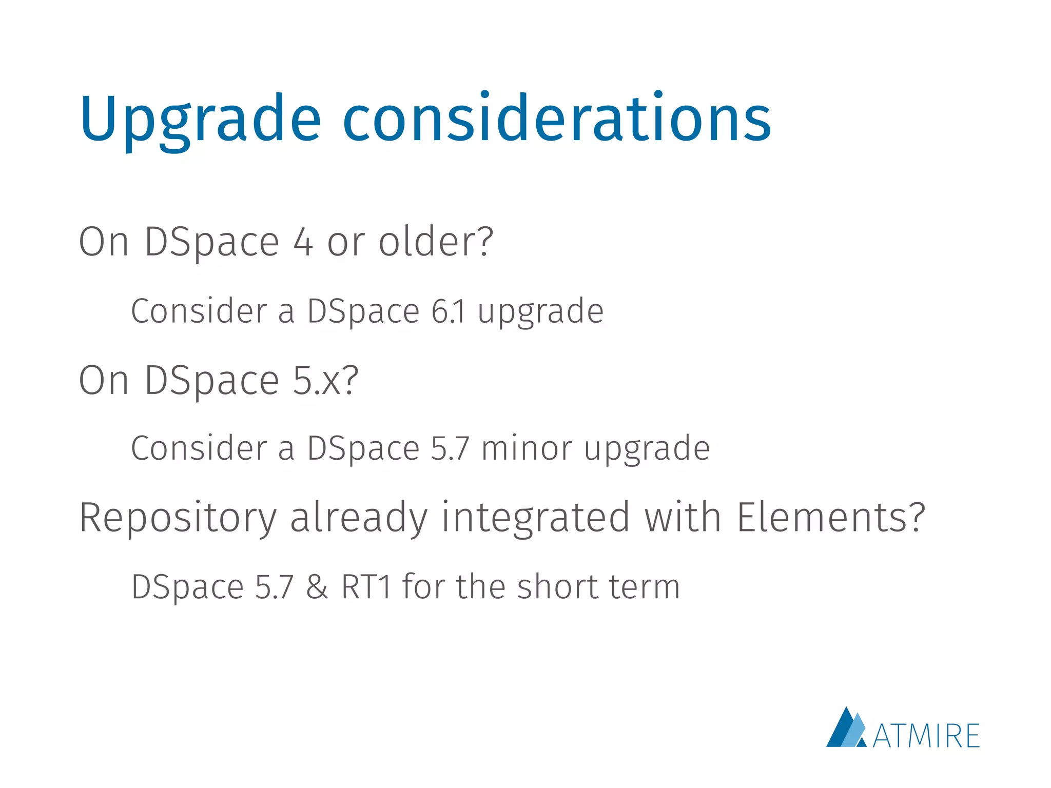 DSpace 5.7 and 6.1 Preview | PDF