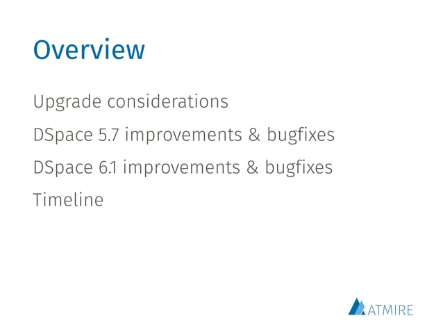 DSpace 5.7 and 6.1 Preview | PDF