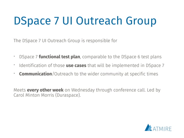 Update on DSpace 7 | PDF | Web Development | Internet