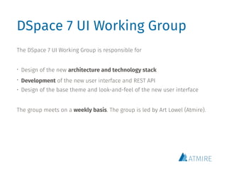 Update on DSpace 7 | PDF