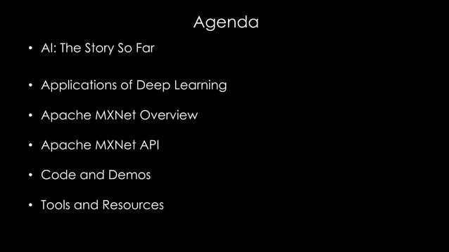 Scalable Deep Learning on AWS using Apache MXNet (May 2017) | PPT ... Scalable Deep Learning on AWS using Apache MXNet (May 2017) | PPT ...
