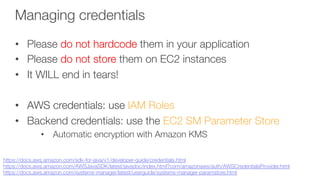 Picking the right AWS backend for your Java application (May 2017) | PPT