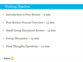 Peer Review: A Preview | PPT