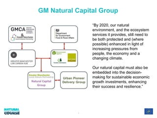 Greater Manchester - Natural capital approach by GMCA | PPT