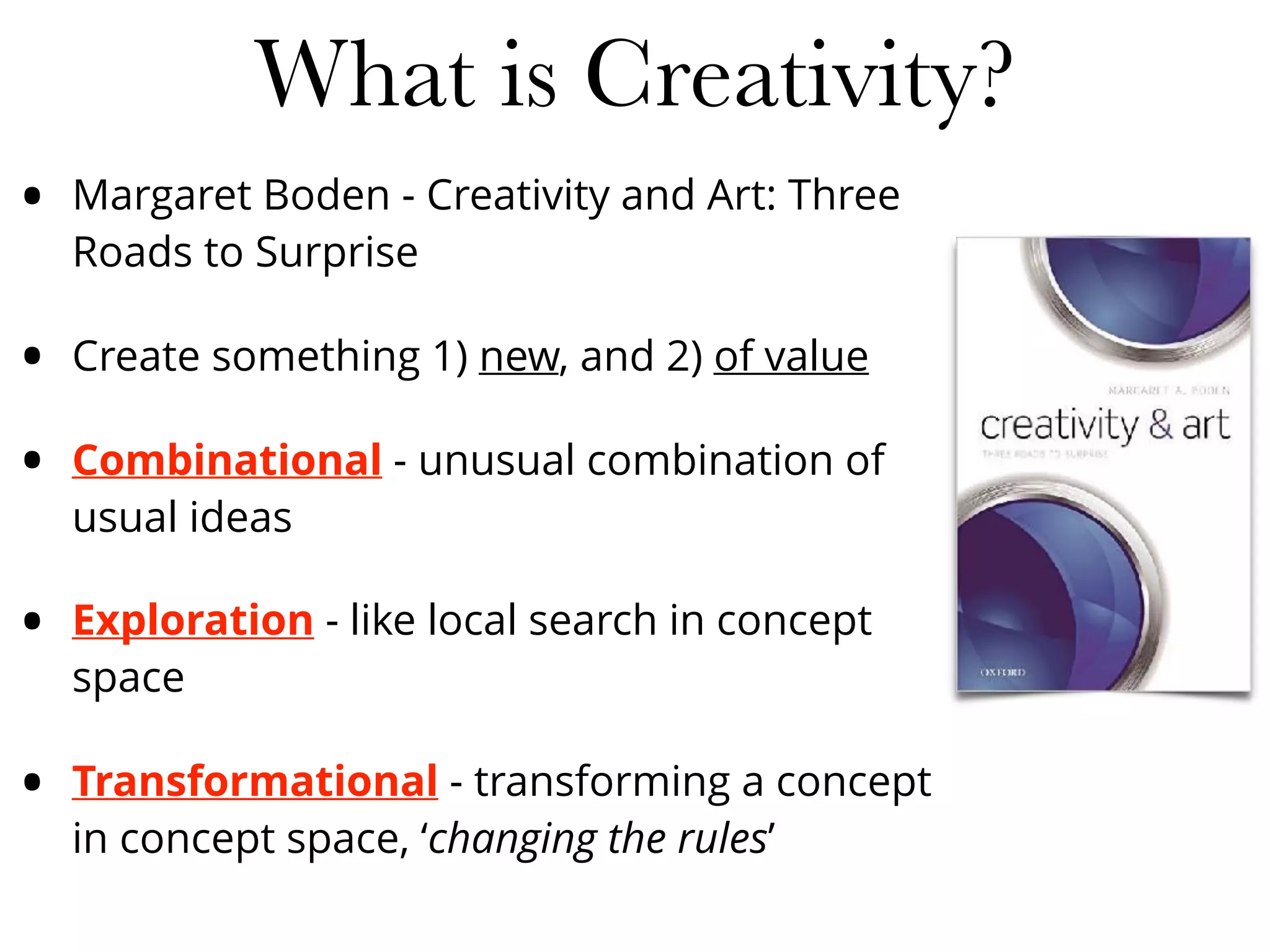 AI, Creativity and Generative Art | PDF