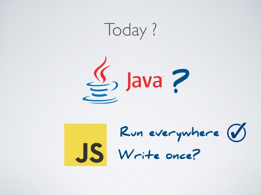 Write Once Run Everywhere Can Javascript Deliver What Java Promised