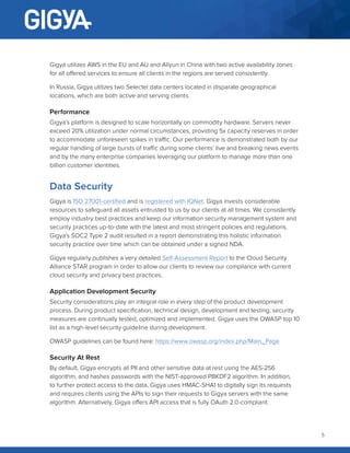 White Paper: Gigya's Information Security and Data Privacy Practices ...