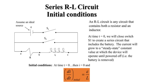 Series R-L Circuits | PPTX