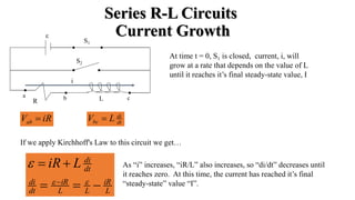 Series R-L Circuits | PPTX