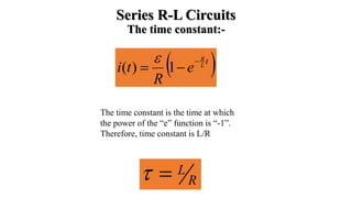 Series R-L Circuits | PPTX
