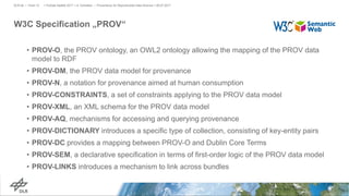 Provenance for Reproducible Data Science | PPT