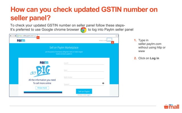 Check updated GSTIN number on seller panel | PPT