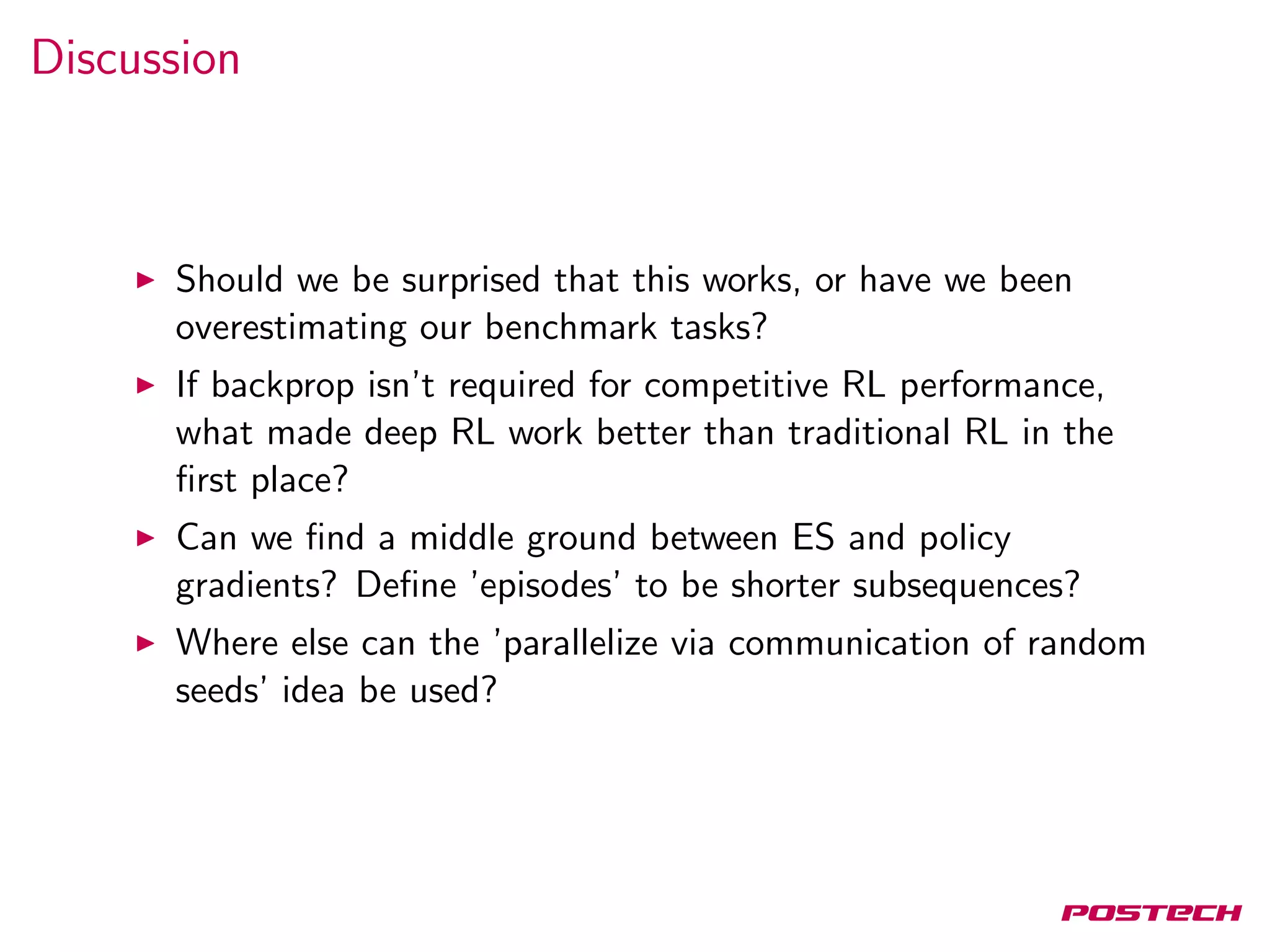 Evolution Strategies as a Scalable Alternative to Reinforcement ...