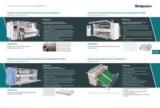 Richpeace products solutions for hometextile industry | PDF