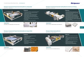 Richpeace products solutions for hometextile industry | PDF