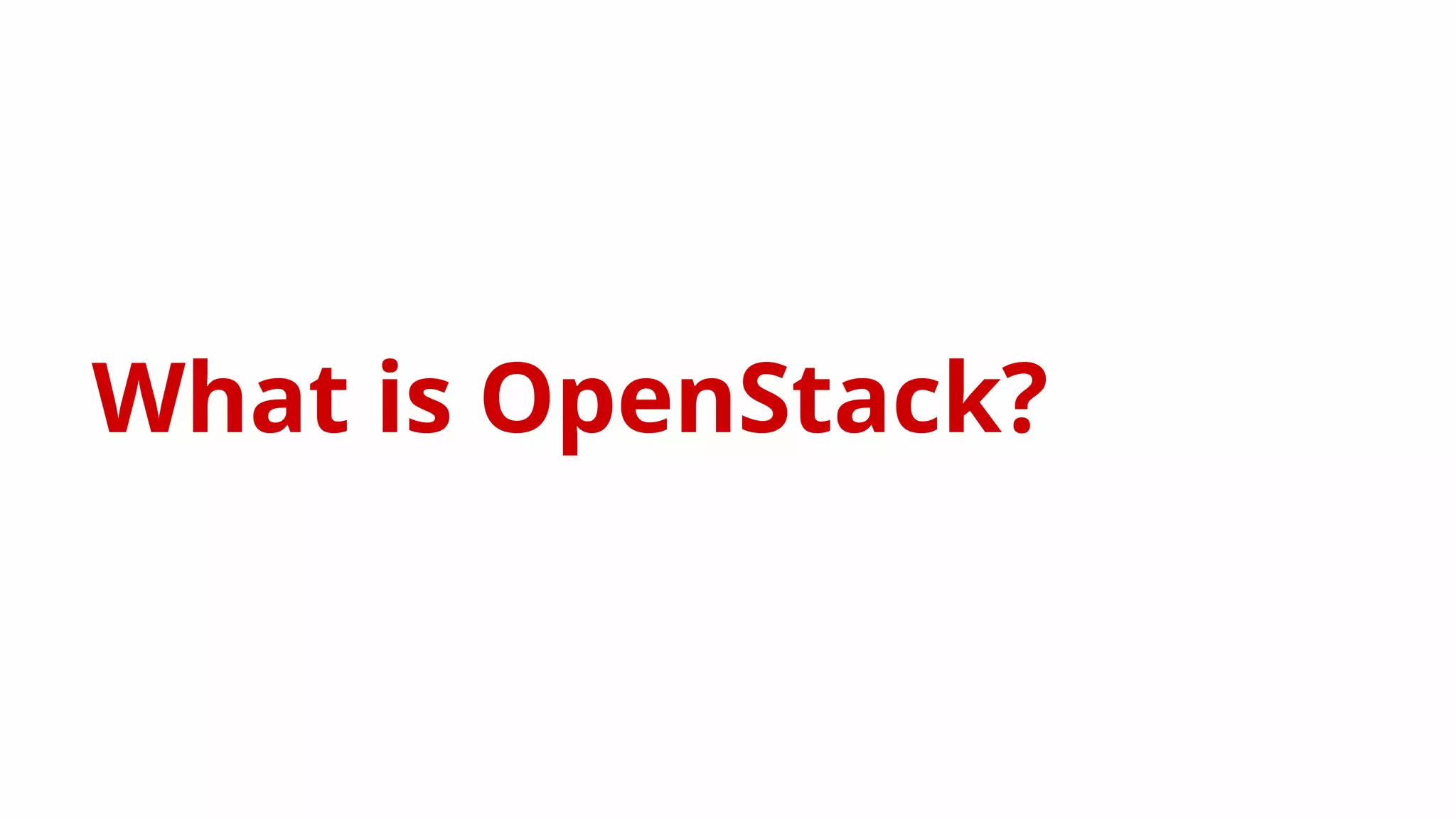 Beyond OpenStack | OpenStack in Real Life | PDF