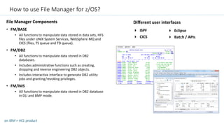 File Manager for z/OS - Overview | PDF