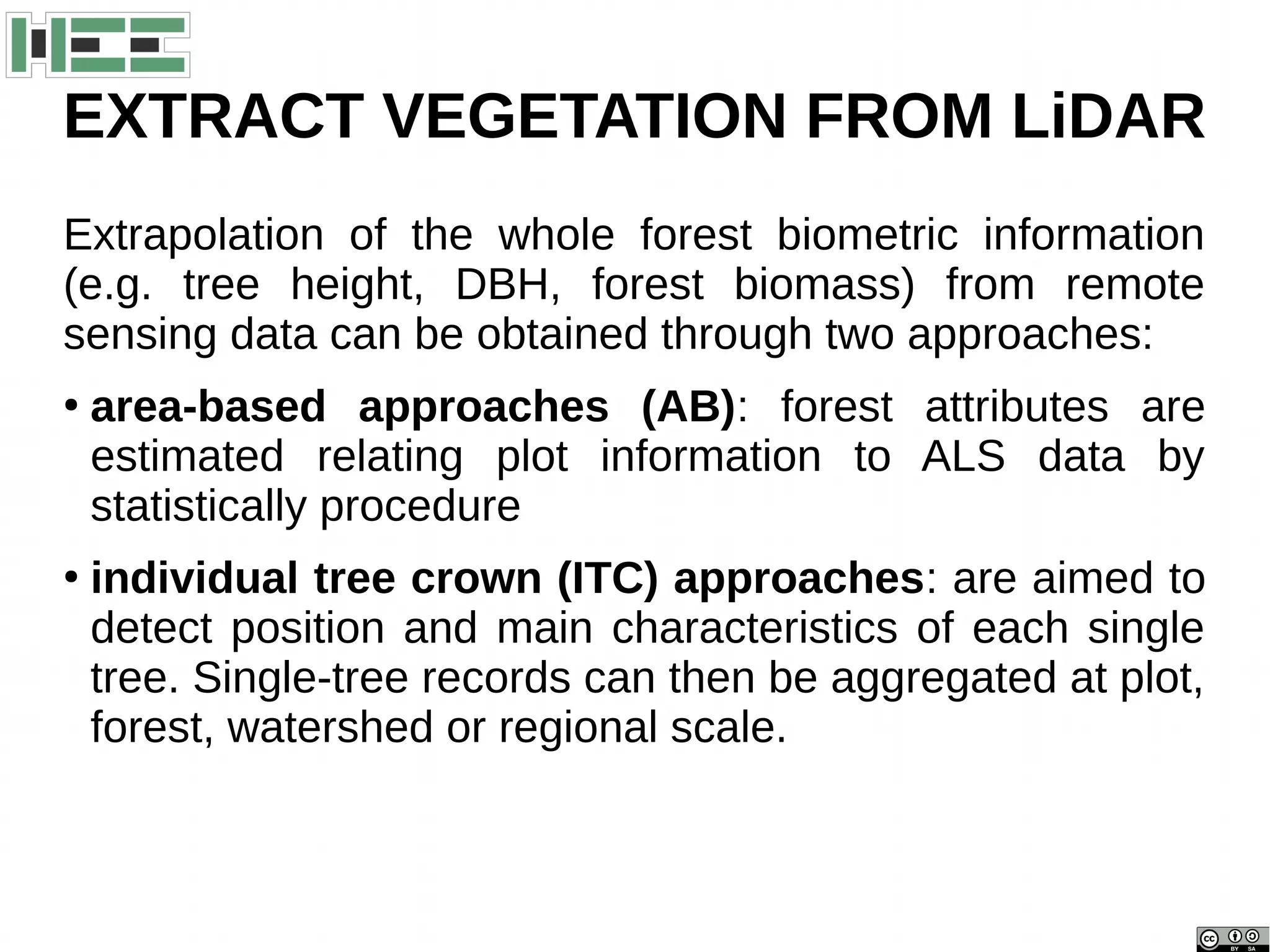 Application Of A Pattern Recognition Algorithm For Single Tree Detection From Lidar Data Pdf