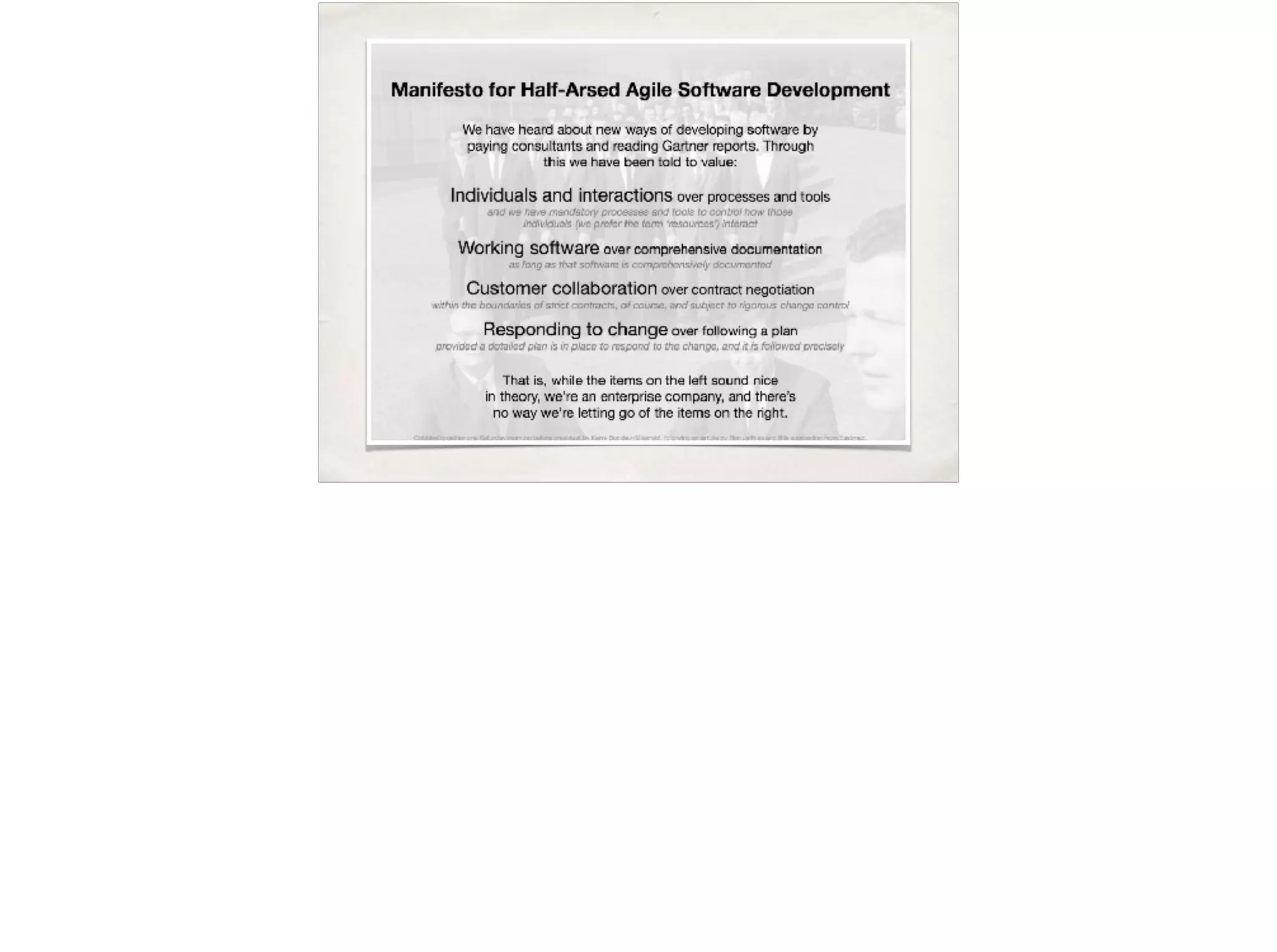 The promise and peril of Agile and Lean practices | PPT