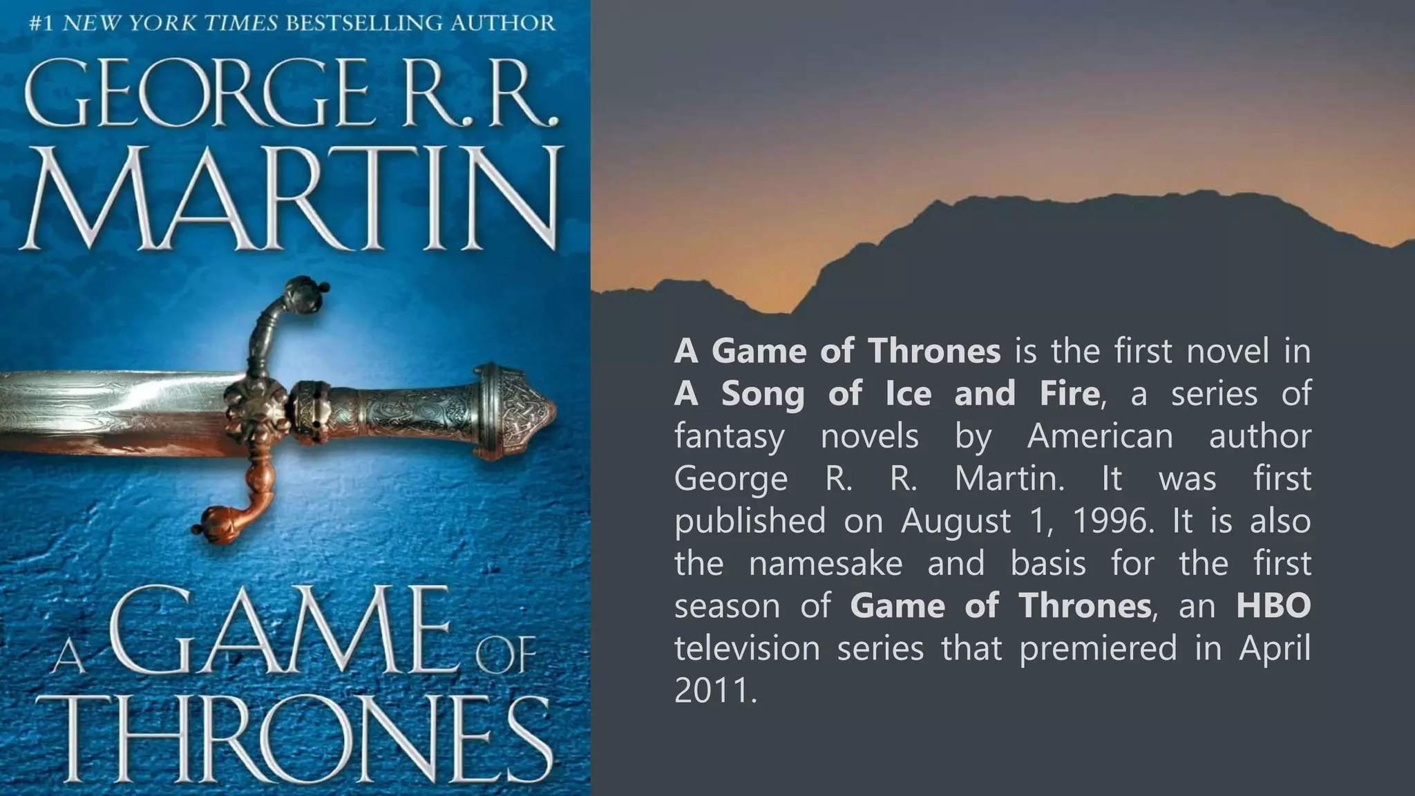 Game of Thrones: The Ancient History | PPT