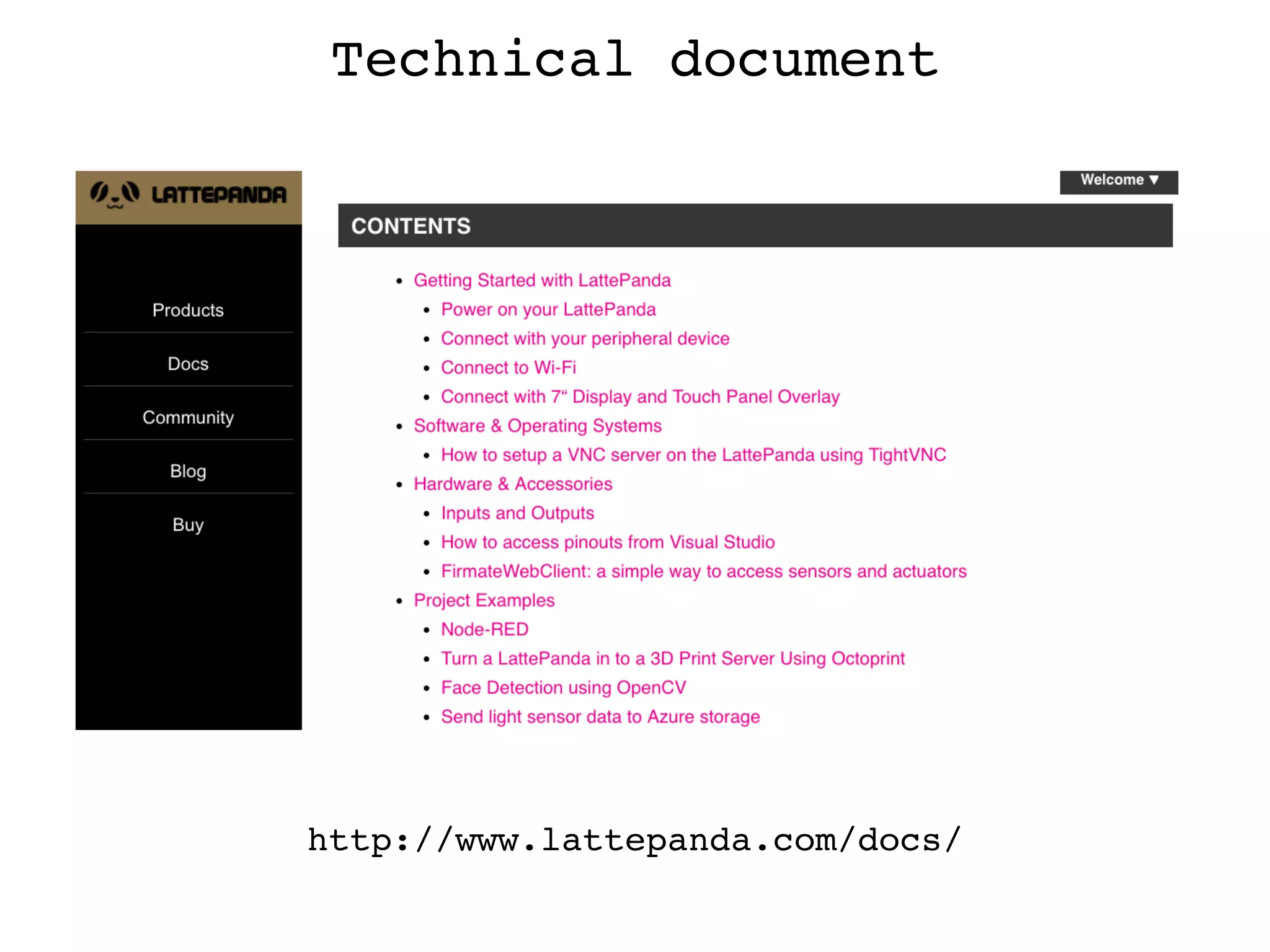 Example using LattePanda | PPT
