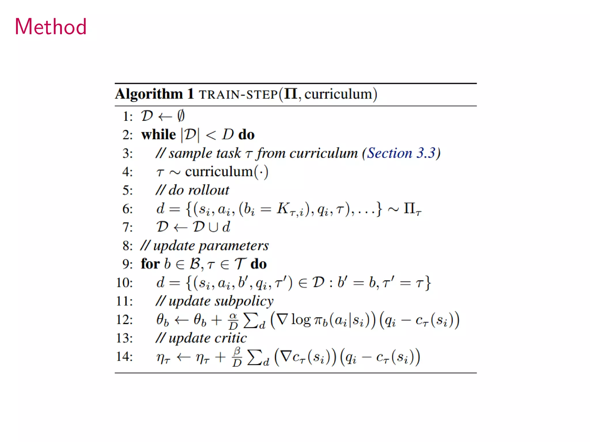 Modular Multitask Reinforcement Learning with Policy Sketches | PPT