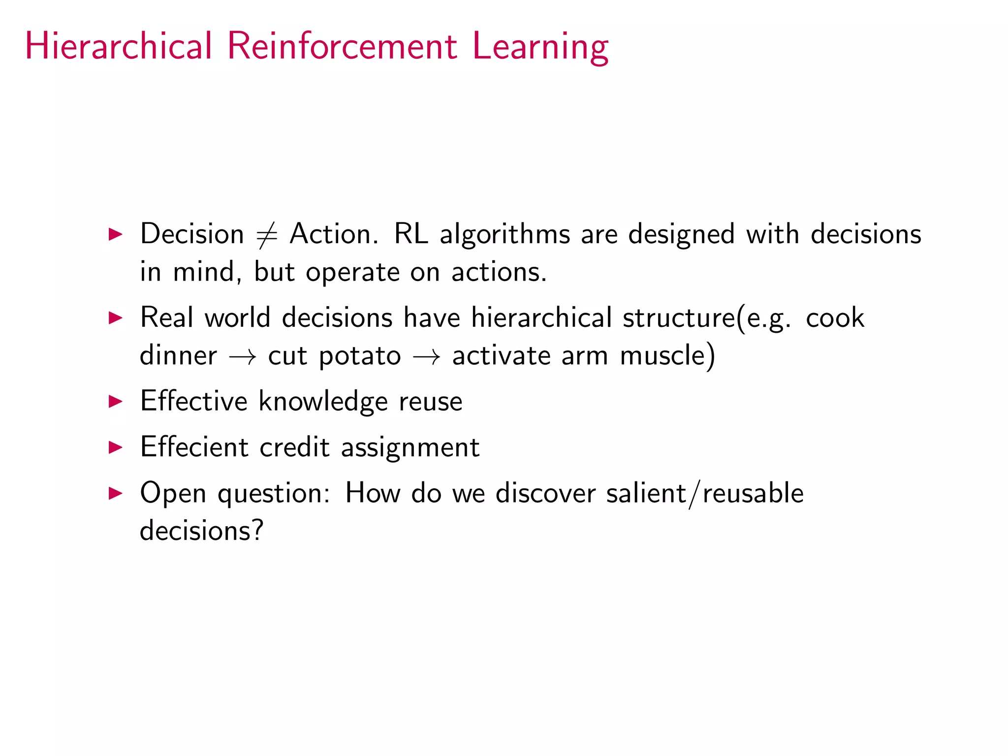 Modular Multitask Reinforcement Learning with Policy Sketches | PPT