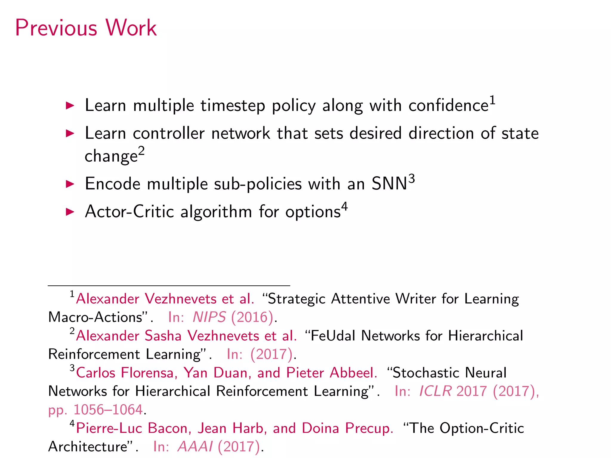 Modular Multitask Reinforcement Learning with Policy Sketches | PPT