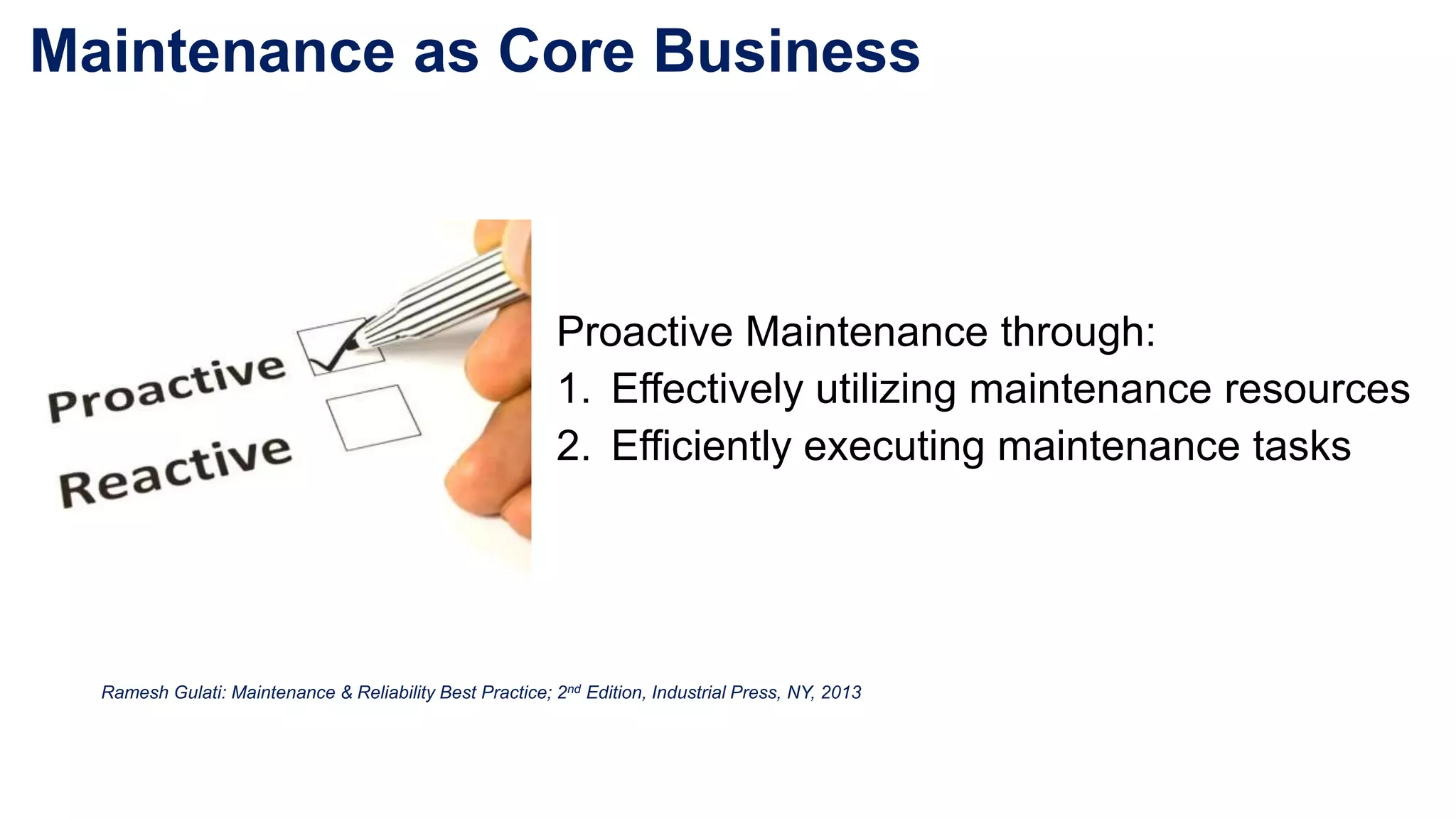 20170820 maintenance work management | PPSX | Mechanical and Industrial ...