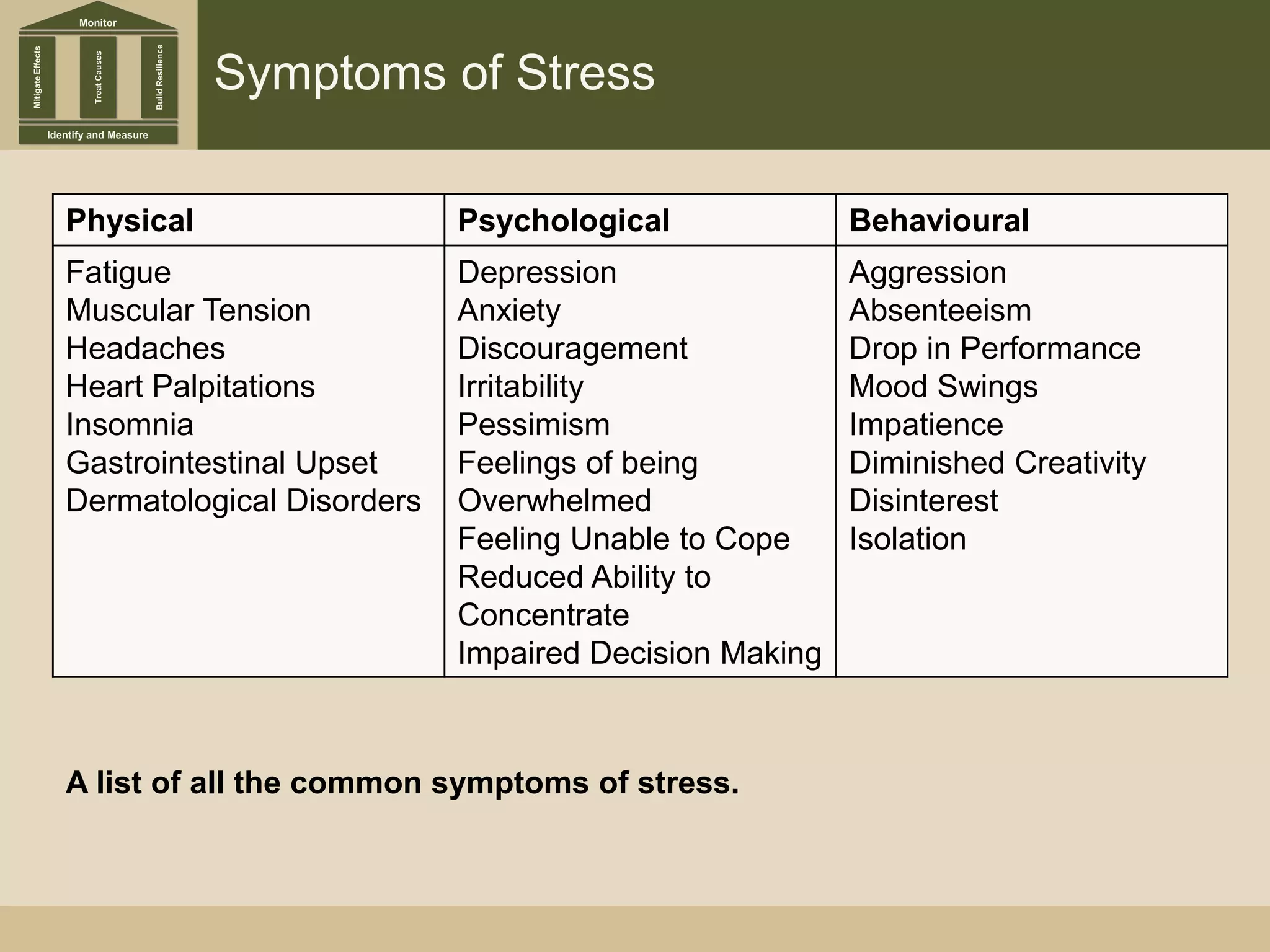 Stress Management: An Army Officer's Perspective | PDF