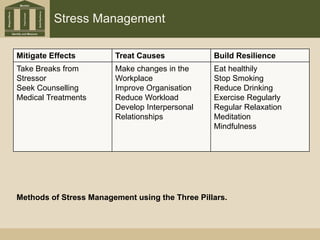 Stress Management: An Army Officer's Perspective | PDF