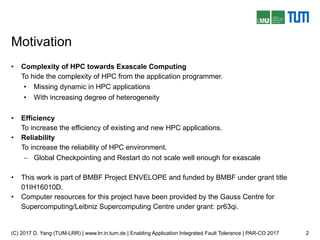 Enabling Application Integrated Proactive Fault Tolerance | PPT