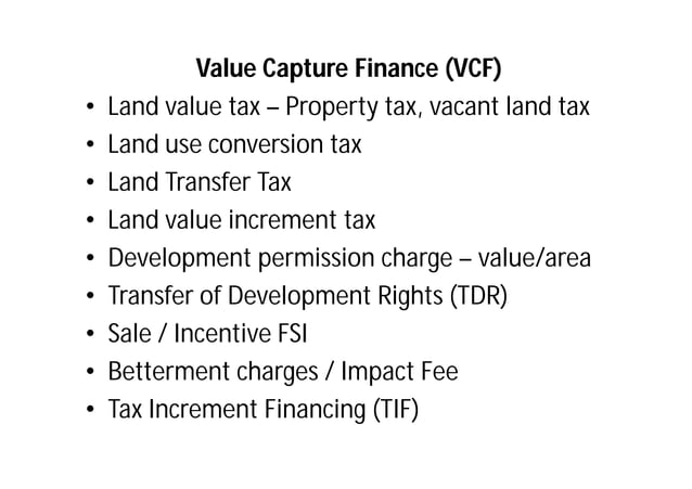 Resource mobilization for Urban infrastructure | PPT