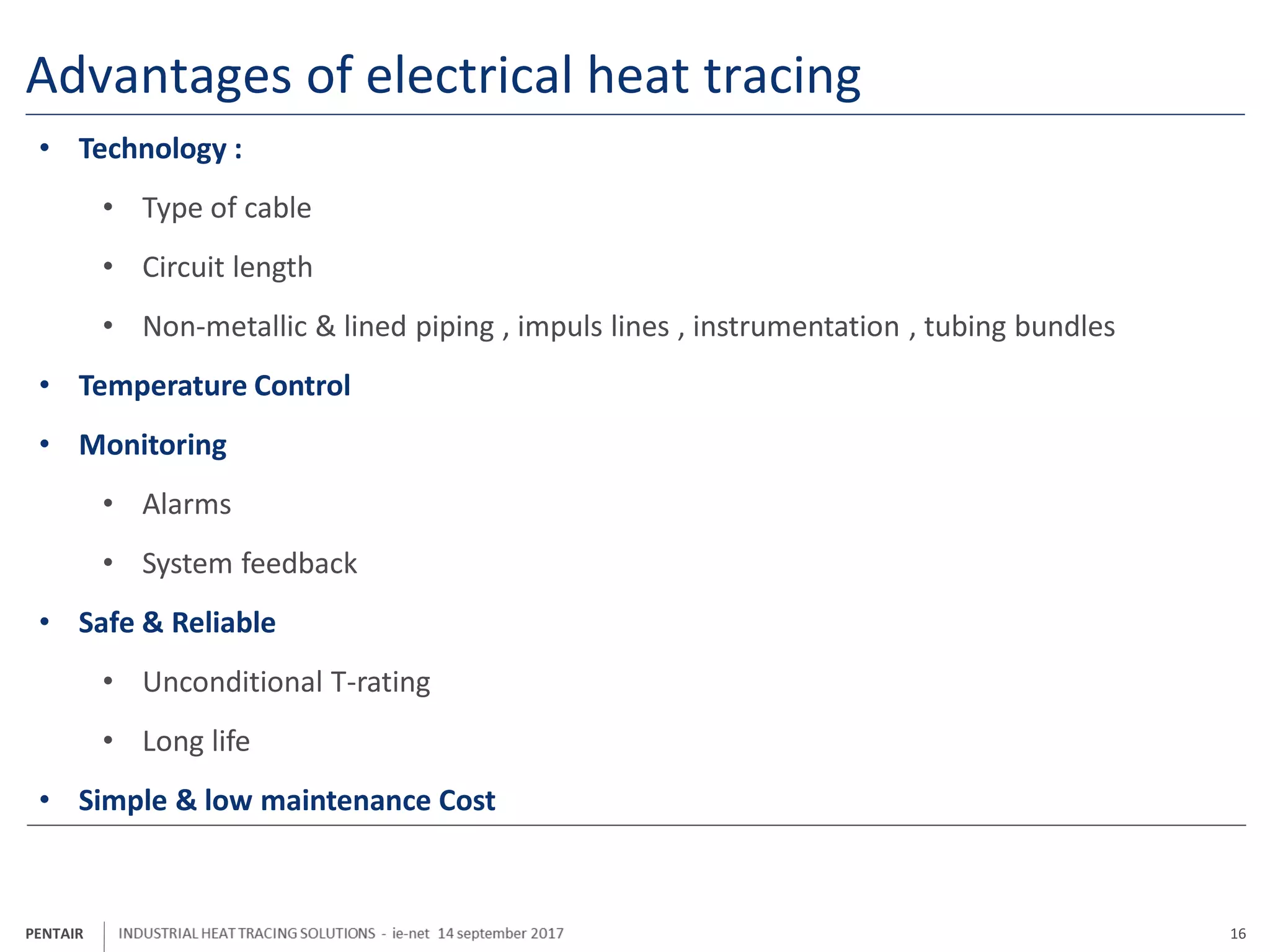 Industrial heat tracing solutions | PDF