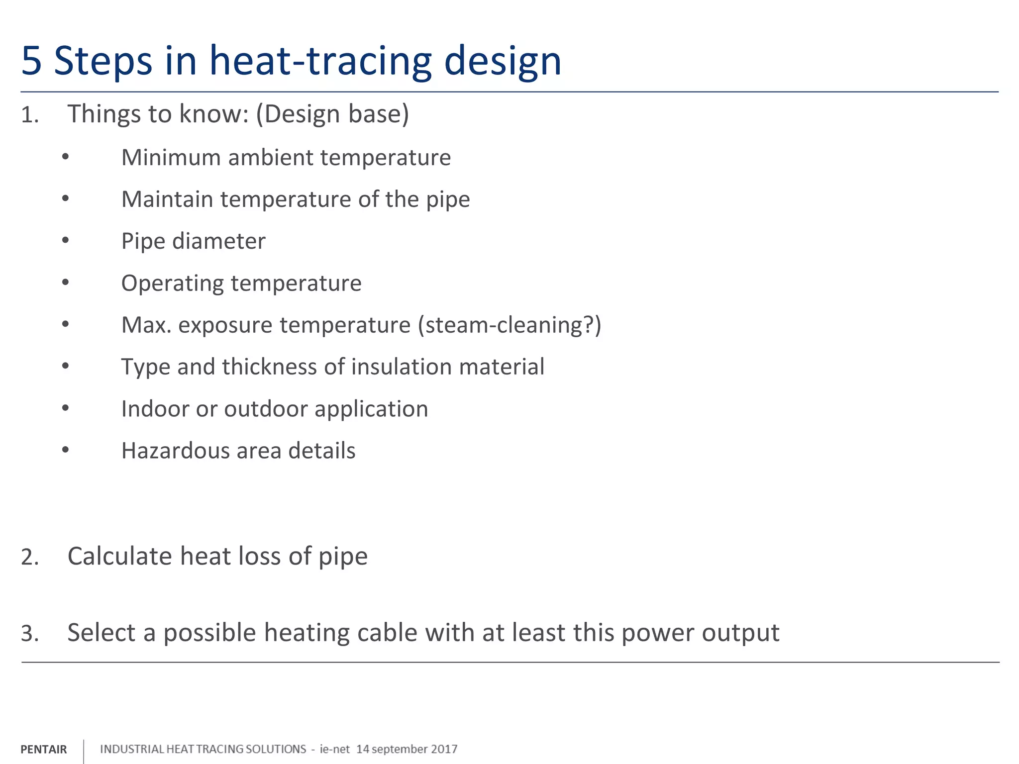 Industrial heat tracing solutions | PDF