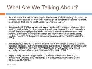 When Children are Forced to reject a Parent Whom They Love | PPSX ...