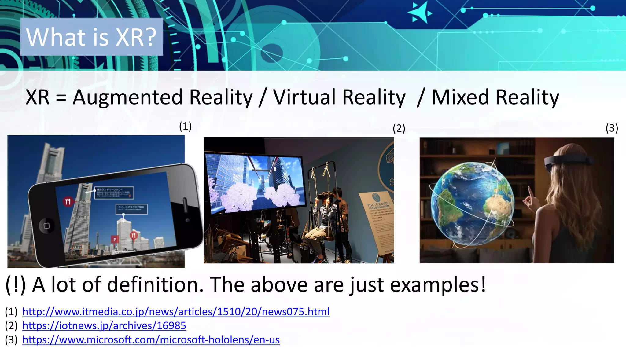 XR community introduction in Japan | PPT