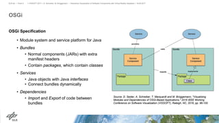 Interactive Visualization of Software Components with Virtual Reality Headsets | PPT