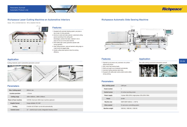 Richpeace products solutions for automotive interiors | PPT