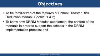 20170927_DRRMS_SDRRM Manual in Relation to DRRM Modules.pptx