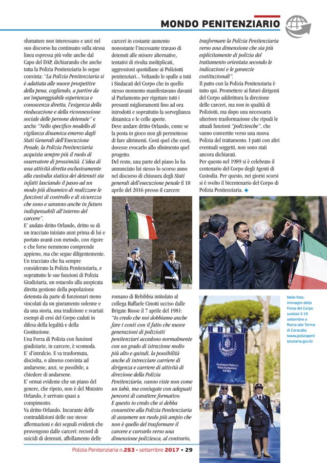 Bicentenario costruito a tavolino per liquidare la Polizia Penitenziaria | PDF