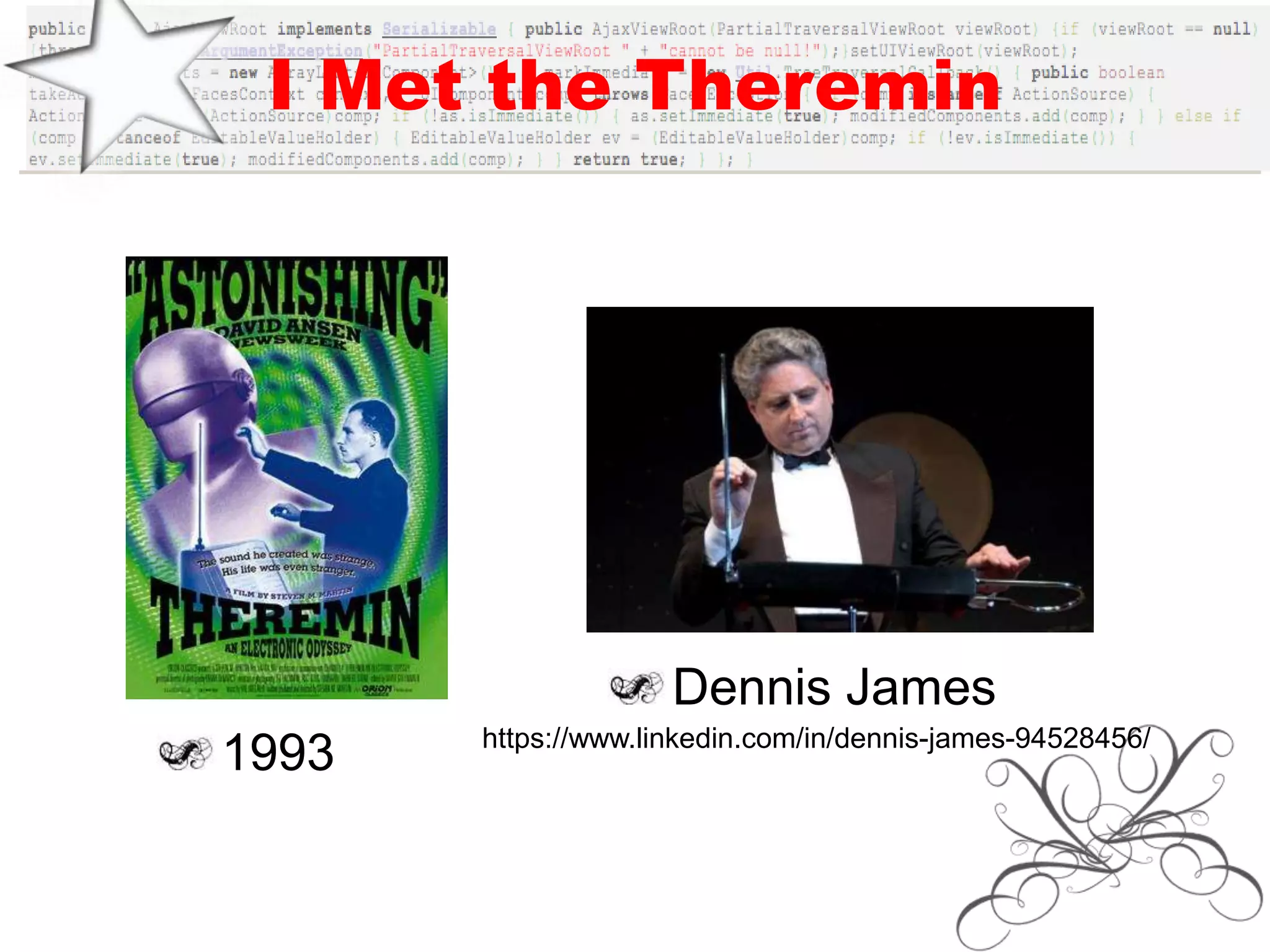 JavaOne-2017 Ignite Session: How to build a Theremin | PPTX