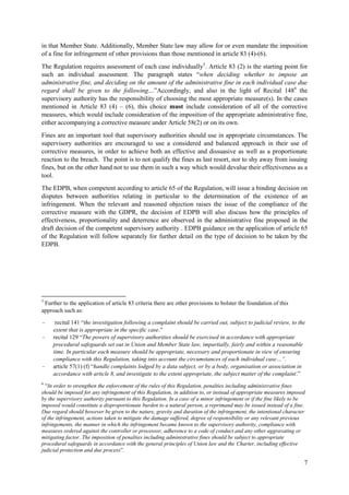 Guidelines on the application and setting of administrative fines for ...