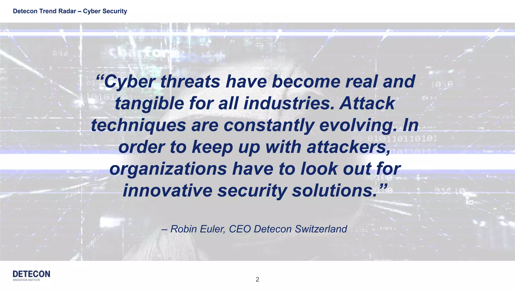 Detecon Cyber Security Radar | PPT