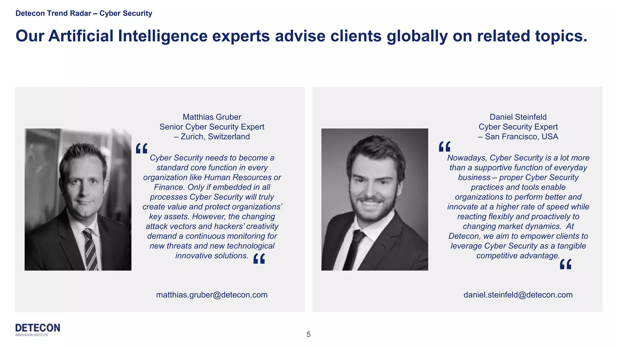 Detecon Cyber Security Radar | PPT