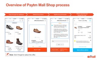 Overview of Paytm mall shop in English | PPT