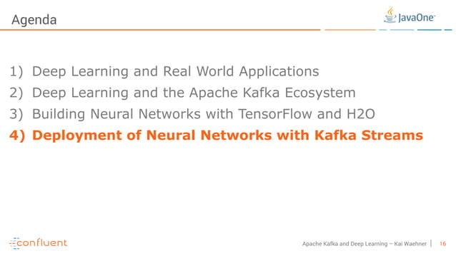 Deep Learning Streaming Platform with Kafka Streams, TensorFlow ...