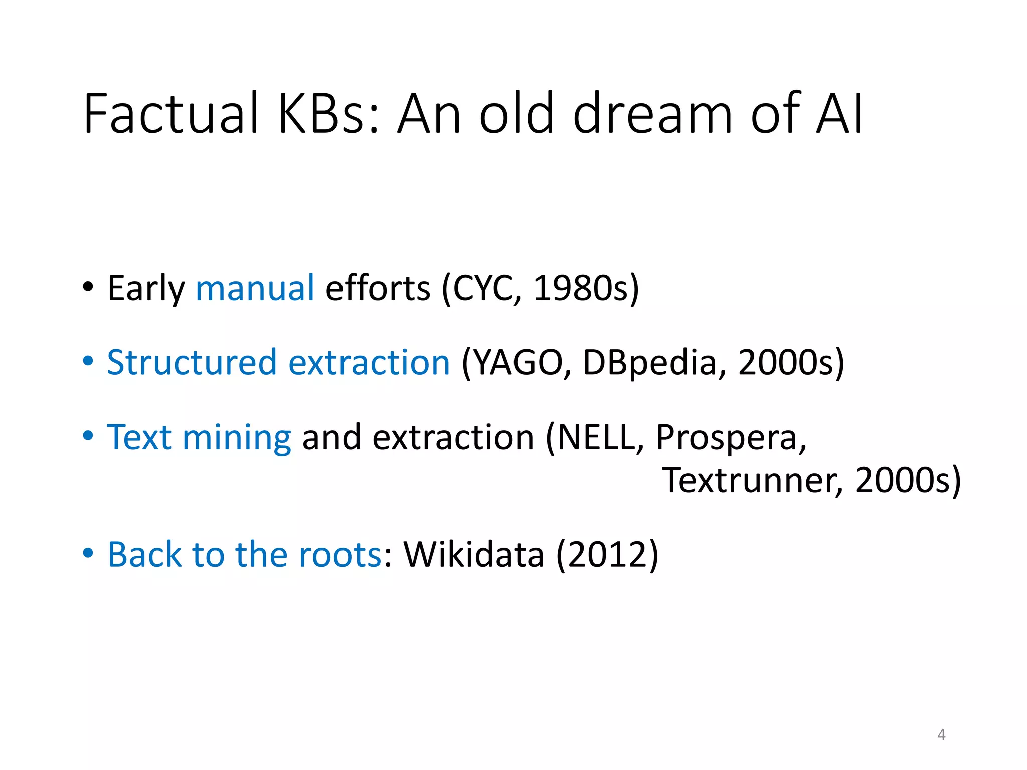 What knowledge bases know (and what they don't) | PPTX
