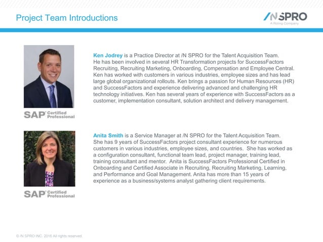 SAP SuccessFactors Recruiting and Onboarding 2018 | PPTX | Web Development | Internet